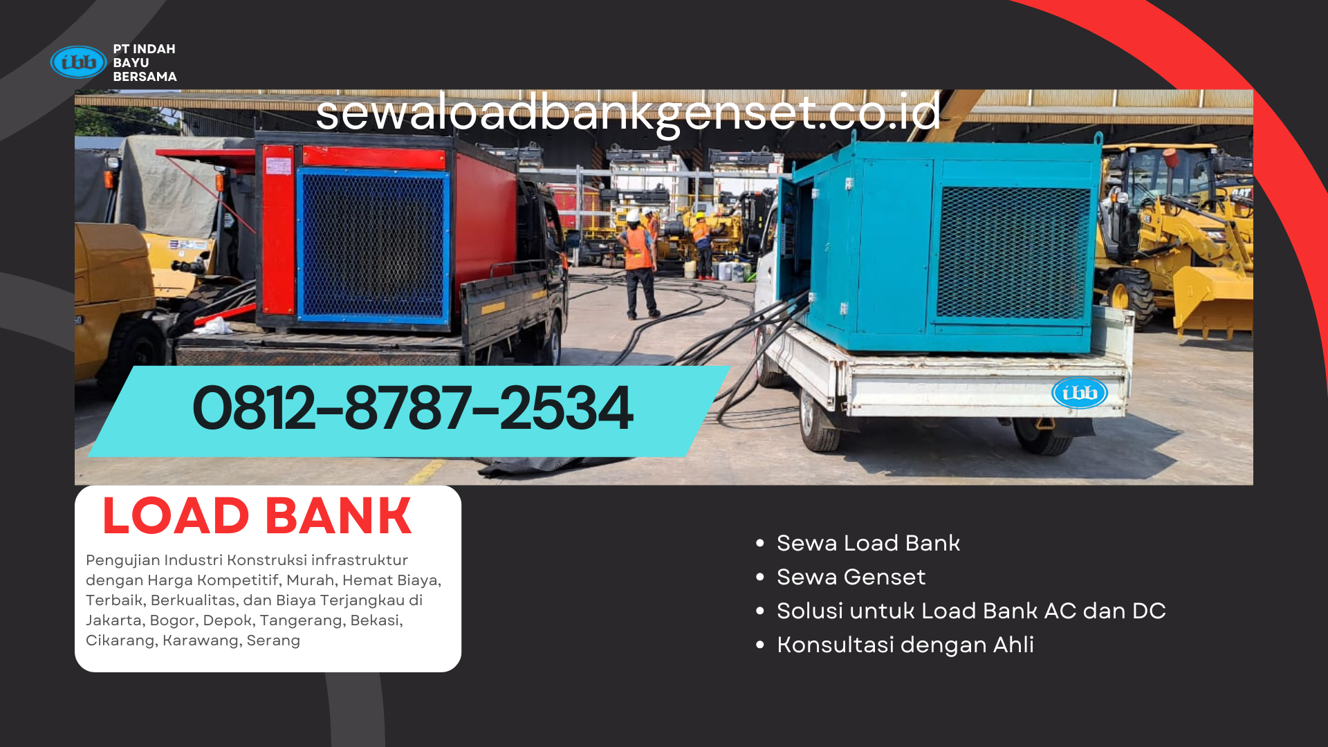 Load Bank Testing Bekasi PT. Indah Bayu Bersama